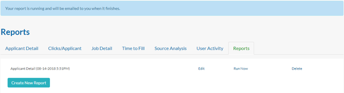 Configuring and running custom Excel reports